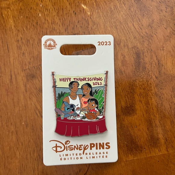 Disney | Accessories | 223 Disney Parks Happy Thanksgiving Lilo Stitch ...